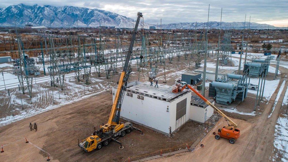 90th South Substation Removals in West Jordan, Utah - Grade Tech